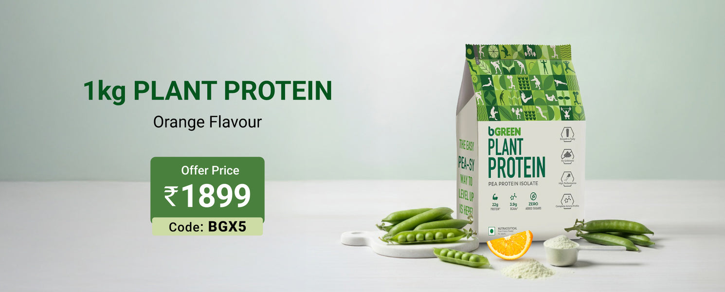 bGREEN by Healthkart | 100% Plant-Based Nutrition